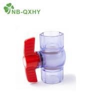 China PVC UPVC Ball Valve for Chemical Industry Transparent/Clear Fish Tank Laboratory for sale