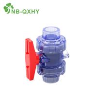 China UV Protection Industrial Plastic/UPVC Transparent Clear Union Ball Valve for Water Supply for sale