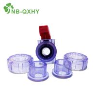China UV Protection Industrial Plastic/UPVC Transparent Clear Union Ball Valve for Water Supply for sale