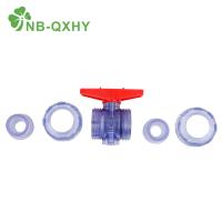 China UV Protection Industrial Plastic/UPVC Transparent Clear Union Ball Valve for Water Supply for sale