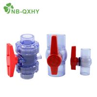 China UV Protection Industrial Plastic/UPVC Transparent Clear Union Ball Valve for Water Supply for sale