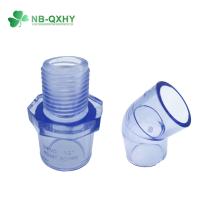 China Plumbing System Tubular PVC Water Supply Pipe One-Way Transparent/Clear Check Valve for sale