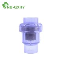 China Plumbing System Tubular PVC Water Supply Pipe One-Way Transparent/Clear Check Valve for sale