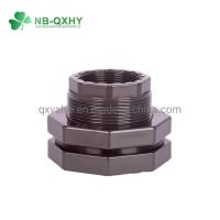China Industrial Pipe Fittings Pn16 PVC Union Valve with Bottom Bracket for sale