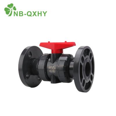China Industry Type Customized PVC/UPVC Flange and Electric Valve with Connection Form Glue for sale