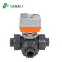 China Industry Type Customized PVC/UPVC Flange and Electric Valve with Connection Form Glue for sale