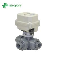 China Industry Type Customized PVC/UPVC Flange and Electric Valve with Connection Form Glue for sale