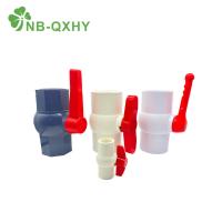 China South Africa Market Flexible Ball Valve with Type Handle and Gray PVC/Plastic Material for sale