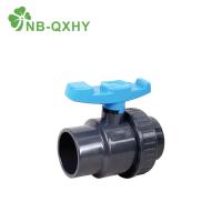 China Water Media Algerian PVC Plastic Ball Valve with High Thickness and Butt Weld Design for sale