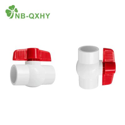 China Blow-Down Valve Function Customized Plastic PVC Ball Valve with Socket or Thread Ends for sale