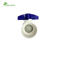 China Blow-Down Valve Function Customized Plastic PVC Ball Valve with Socket or Thread Ends for sale