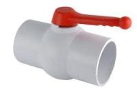 China QX-001 Long Handle 1/2 rdquor -4 rdquor PVC Ball Valve with Thread or Socket Connection for sale