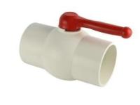 China QX-001 Long Handle 1/2 rdquor -4 rdquor PVC Ball Valve with Thread or Socket Connection for sale