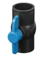 China Octagonal Ball Valve with Butterfly Handle Water Connection and Socket Connection for sale