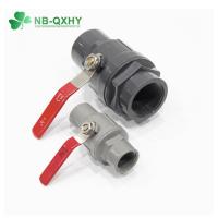 China Water Industrial Usage PVC 2PCS Stainless Steel Ball Valve OEM for sale