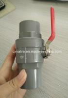 China Flexible Ball Valve Structure in Zhejiang PVC Irrigation Water Pipe with Copper Handle for sale