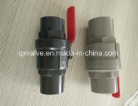 China Flexible Ball Valve Structure in Zhejiang PVC Irrigation Water Pipe with Copper Handle for sale