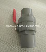 China Flexible Ball Valve Structure in Zhejiang PVC Irrigation Water Pipe with Copper Handle for sale