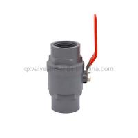 China Middle East Market Flexible Ball Valve with S. S. Handle and Glue Connection Form for sale