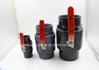 China Middle East Market Flexible Ball Valve with S. S. Handle and Glue Connection Form for sale