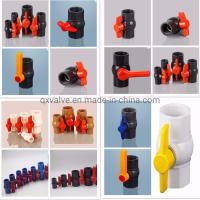 China QX11 Plastic PVC 2PCS Ball Valve with Stainless Steel Handle Within Your Budget and Needs for sale