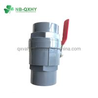 China Flexible Ball Valve Grey Two Pieces Structure for Farming Machinery Solutions for sale