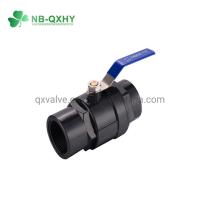 China Flexible Ball Valve Grey Two Pieces Structure for Farming Machinery Solutions for sale