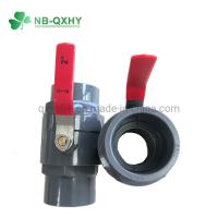 China 2 Prime Prime Zhejiang PVC Irrigation 2PCS Ball Valve With Steel Handle Long Lasting for sale