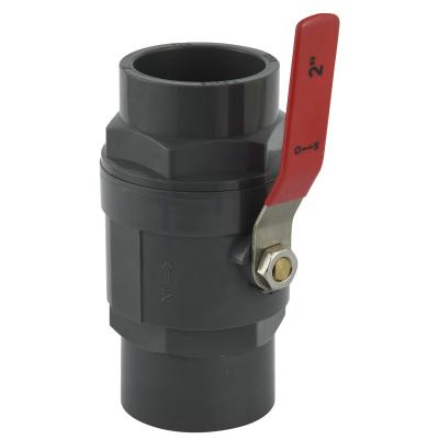 China Two Parts Type Design Dark Gray Plastic Control Valve From Chinese Manufacture for sale