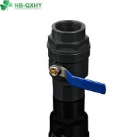 China Two Parts Type Design Dark Gray Plastic Control Valve From Chinese Manufacture for sale