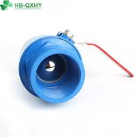 China 2PCS Blue Control Ball Valves for Irrigation Field Industrial Plastic Water Valve for sale