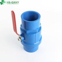 China 2PCS Blue Control Ball Valves for Irrigation Field Industrial Plastic Water Valve for sale