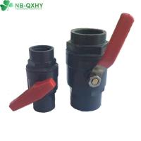 China Plumbing System Stainless Steel 2 PCS Valve Easy Open and Close Very Control Ball Valve for sale