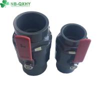 China Two Parts Type  PVC Water Drainage Ball Valve For Agriculture Field for sale