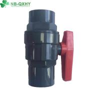 China Two Parts Type  PVC Water Drainage Ball Valve For Agriculture Field for sale