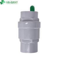 China Green Steel Handle Water Supply System PVC Material 2 PCS Ball Valve for Agriculture for sale