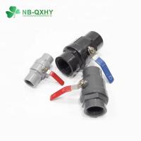 China Stainless Steel Handle 2PC Ball Valve for Glue Connection Form and Pipe Fittings for sale