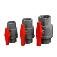China 2PCS Ball Valve Dark Grey 2