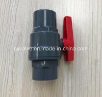 China 3 Piece UPVC Ball Valve with Blow-Down Function Manual Driving Mode for sale