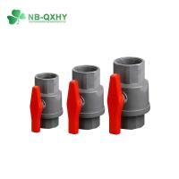 China Indonesia 2 PCS OEM PVC/Plastic Ball Valve for Industrial and Other Applications for sale