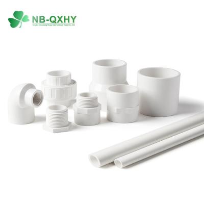 China Sch40 Sch80 ASTM PVC UPVC CPVC Coupling Elbow Tee Pipe Fittings for Water Supply and Drainage for sale