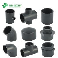 China Casting DIN Standard ASTM Sch40 Sch80 Pn10 Pn16 UPVC CPVC Elbow Tee for Water Supply Drain for sale