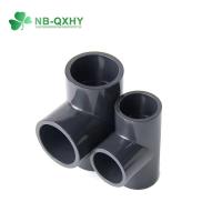 China Casting DIN Standard ASTM Sch40 Sch80 Pn10 Pn16 UPVC CPVC Elbow Tee for Water Supply Drain for sale
