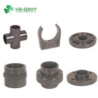 China Casting DIN Standard ASTM Sch40 Sch80 Pn10 Pn16 UPVC CPVC Elbow Tee for Water Supply Drain for sale