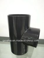 China QX19 Customized Request Water Supply Type Pn12.5 PVC Cross Design with Gray Color for sale