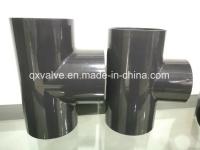 China QX19 Customized Request Water Supply Type Pn12.5 PVC Cross Design with Gray Color for sale