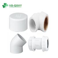 China All Sizes PVC Pipe Fittings with Glue Connection and Cartons in ASTM Standard for sale