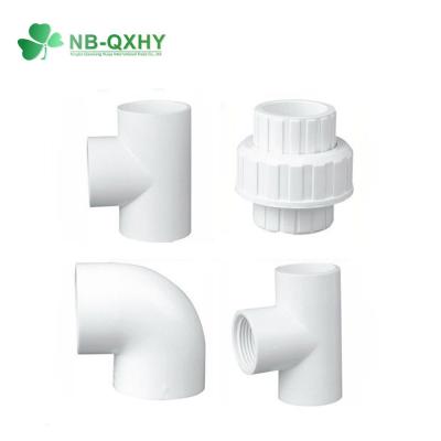 China 1 prime Add Thickness PVC Fittings for Pressure Water Sch40 Standard Manufactured for sale