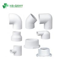 China Reducer PVC Pressure Pipe Fittings 90 Degree Elbow ASTM D2466 SCH40 Wall Thickness for sale
