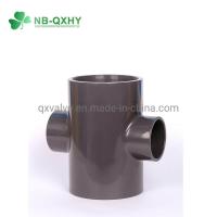 China Forged PVC Reducer Cross with Pn16 Type for Water Supply Deep Gray and Forged Design for sale